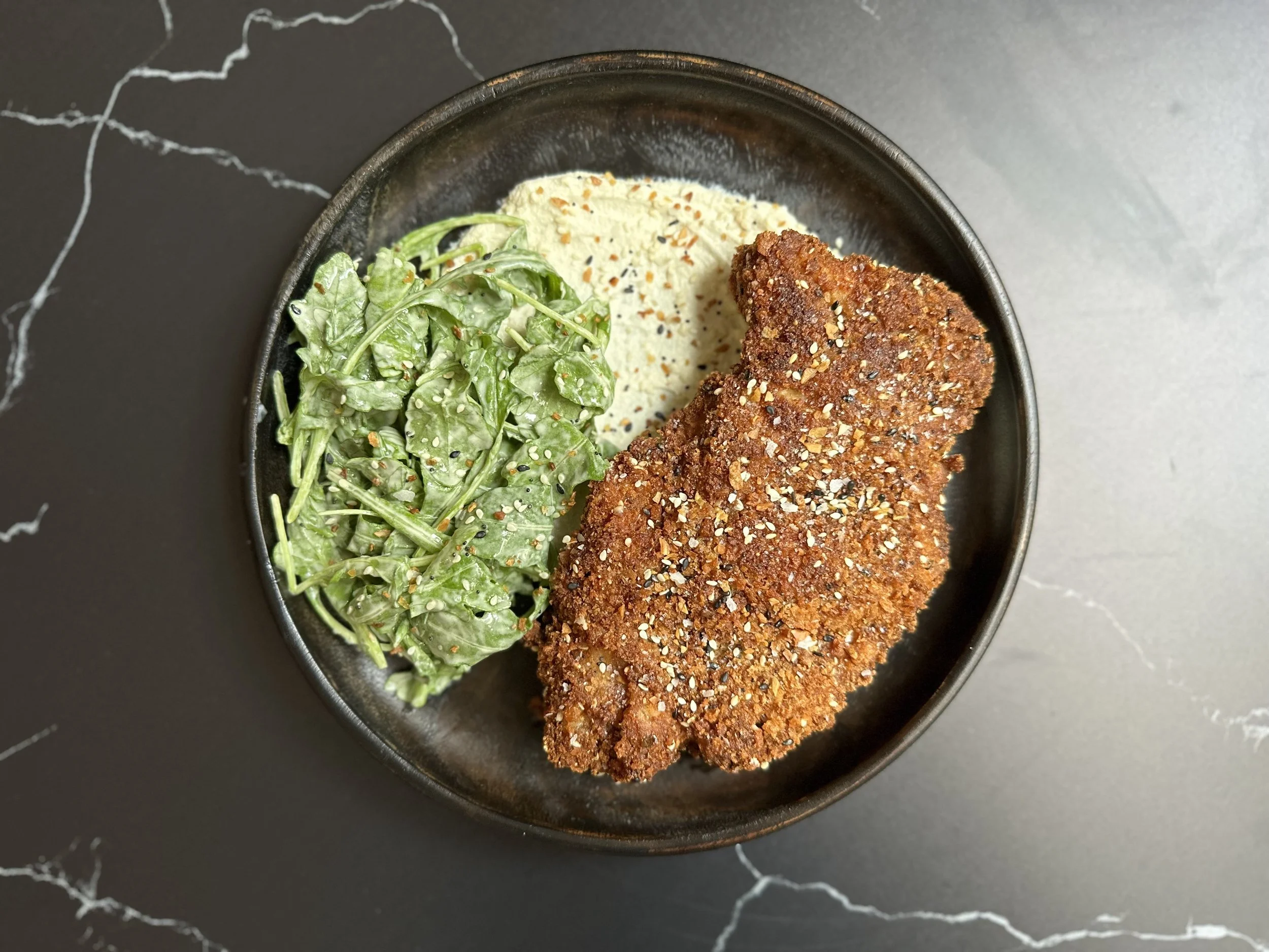 Everything Bagel Schnitzel — GLASS OF WEINSTEIN