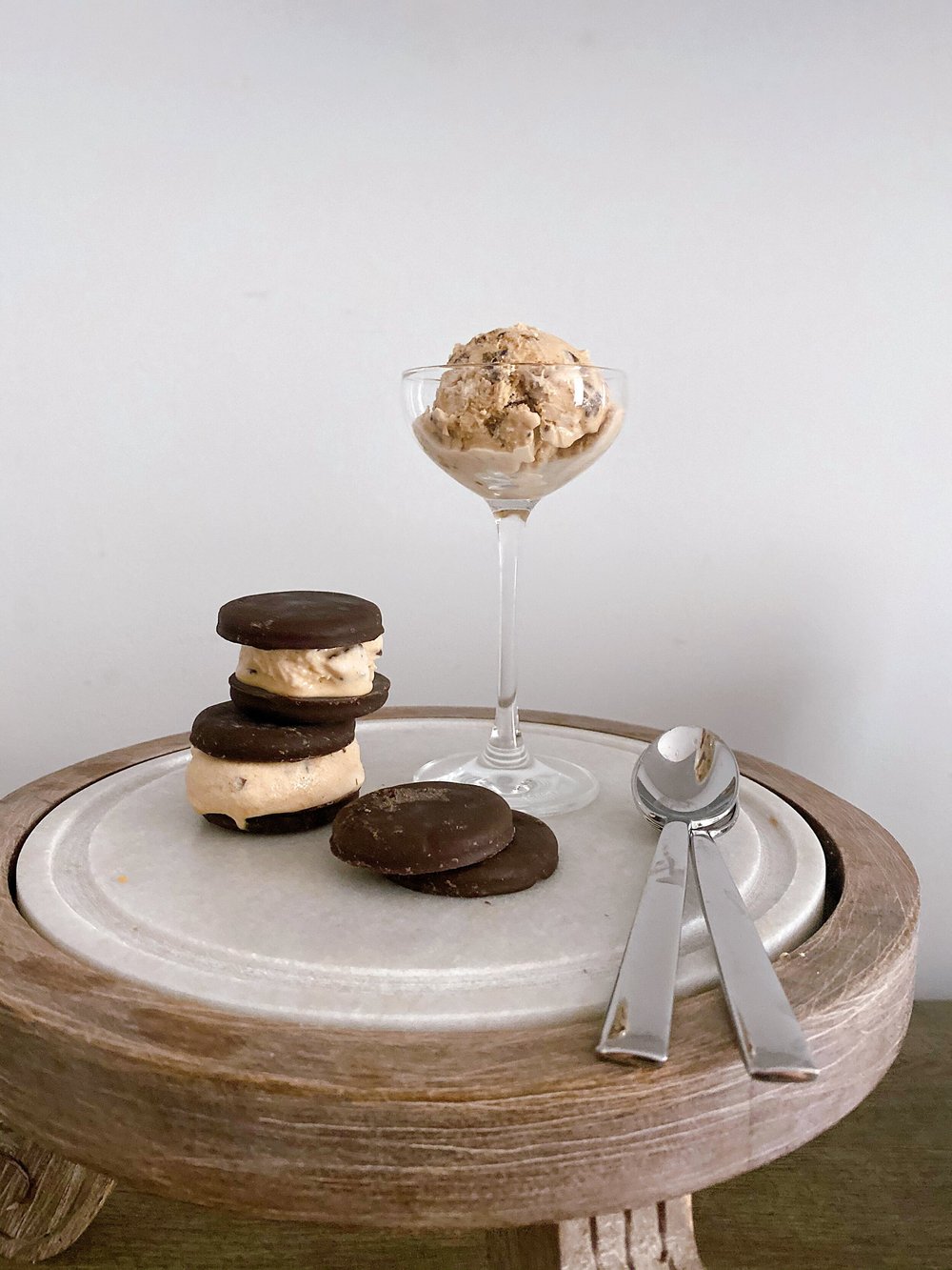 Thin Mint Ice Cream — Caramelized