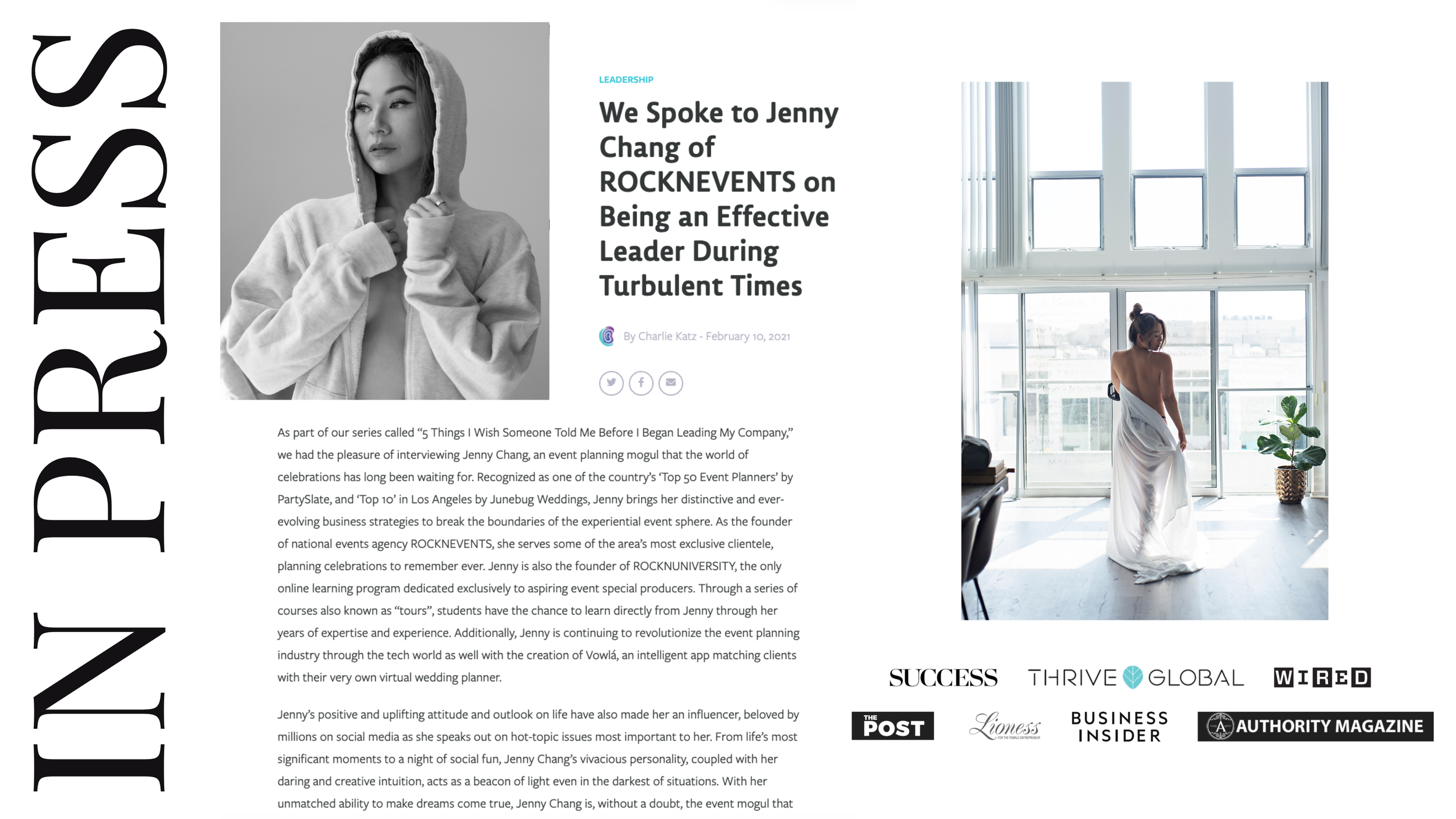 JENNYCHANG - Mogul, Podcast Host & Experiential Artist