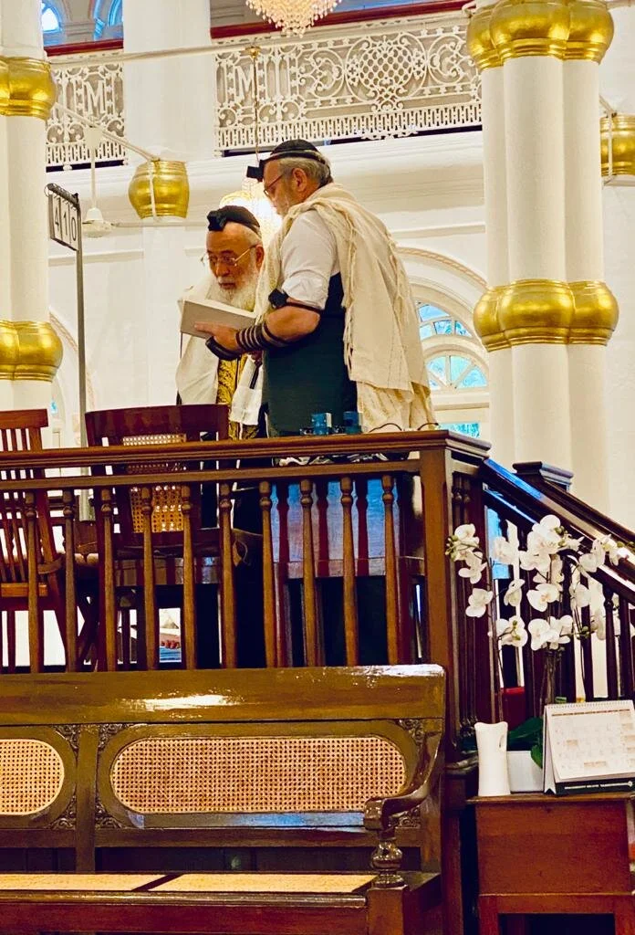 Visit of the Chief Rabbi of Jerusalem — Chesed-El Synagogue - Singapore