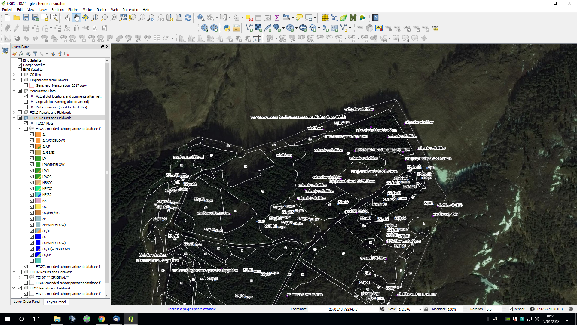 More timber measurement. More snow. — Tim Lucas Forest Management