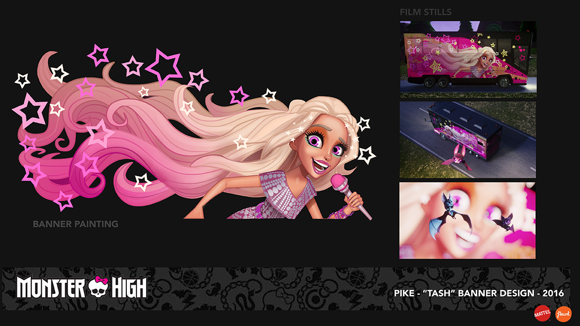 MONSTER HIGH — The Art of Brandon Pike