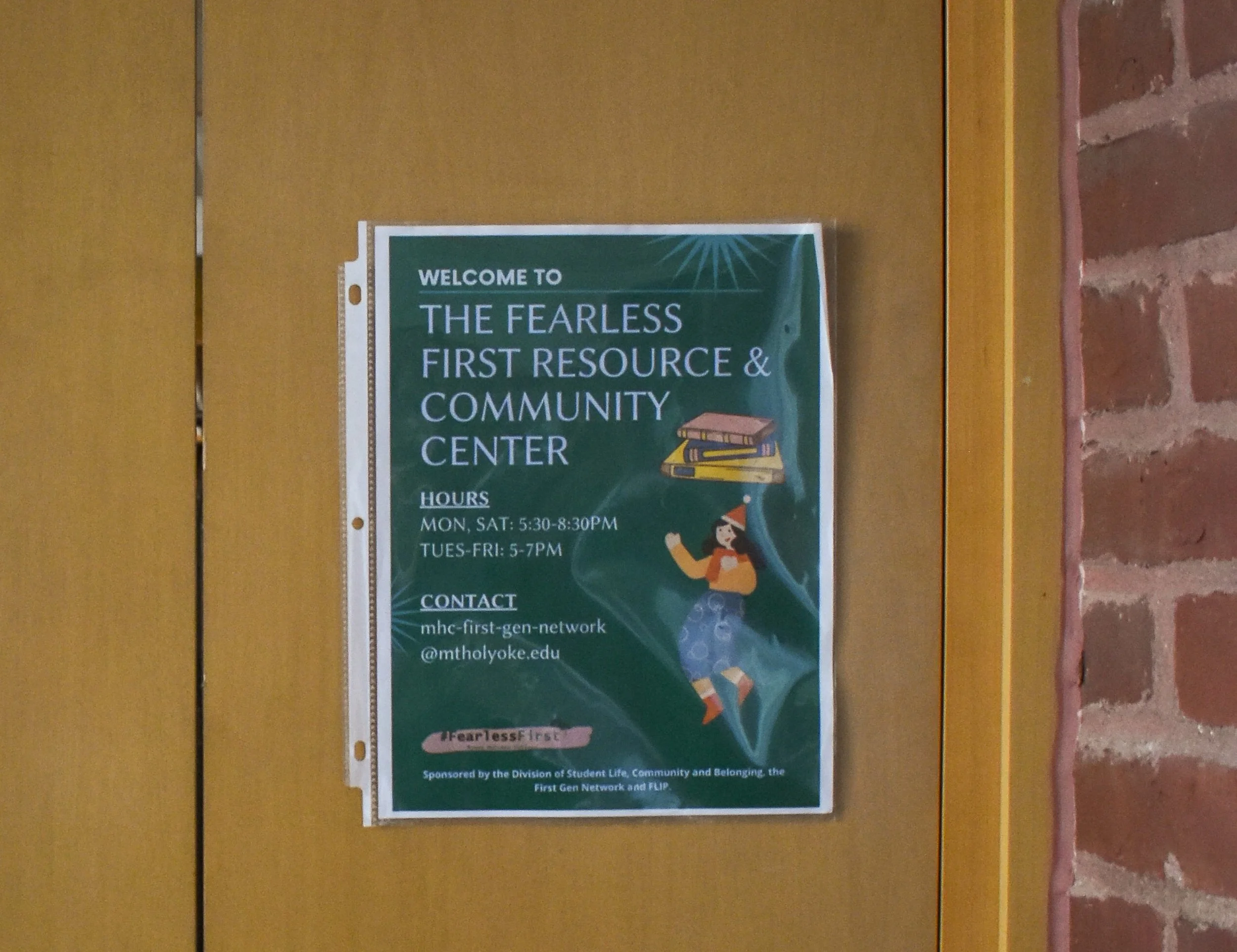 On-campus space centers first-gen, low-income students — Mount Holyoke News