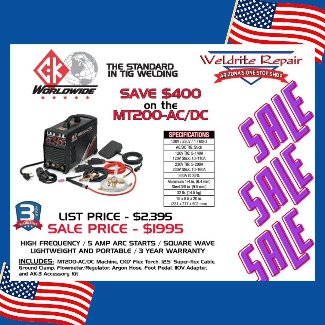 Welding Equipment Repair Arizona | Welding Equipment | Weldrite Repair ...