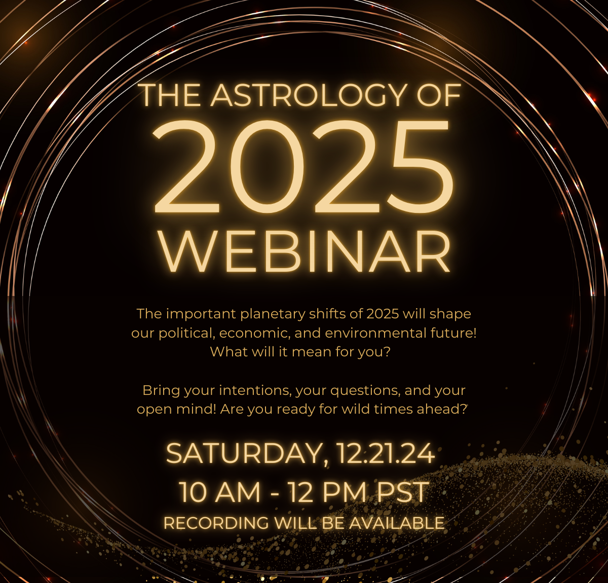 The Astrology of 2025 Webinar — Rachel Lang