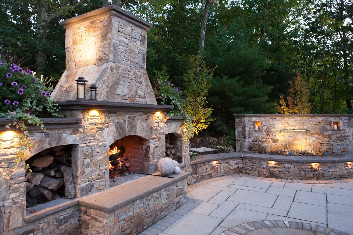 Outdoor Living Fireplace Gallery — StoneFire Outdoor Living