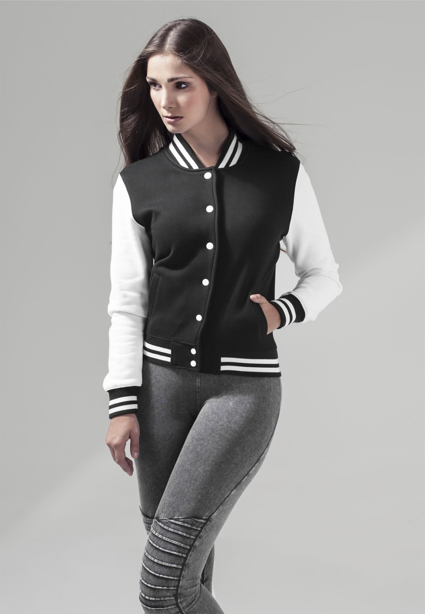 Women's sweat College Jacket — Stitch to Stitch