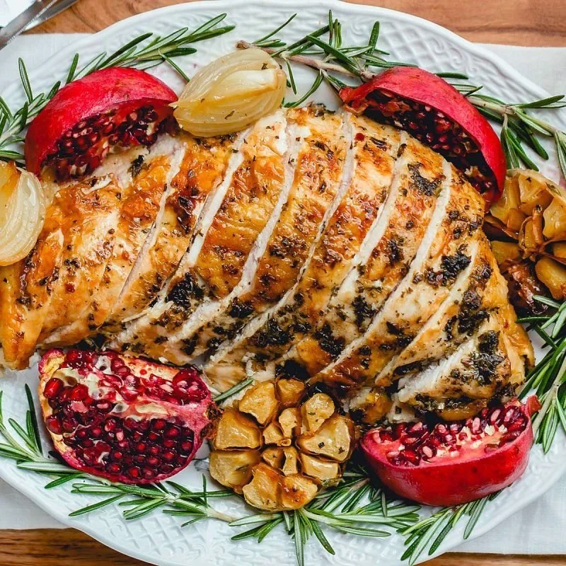 Rosemary Butter Basted Turkey Breast — Homemade Delivered