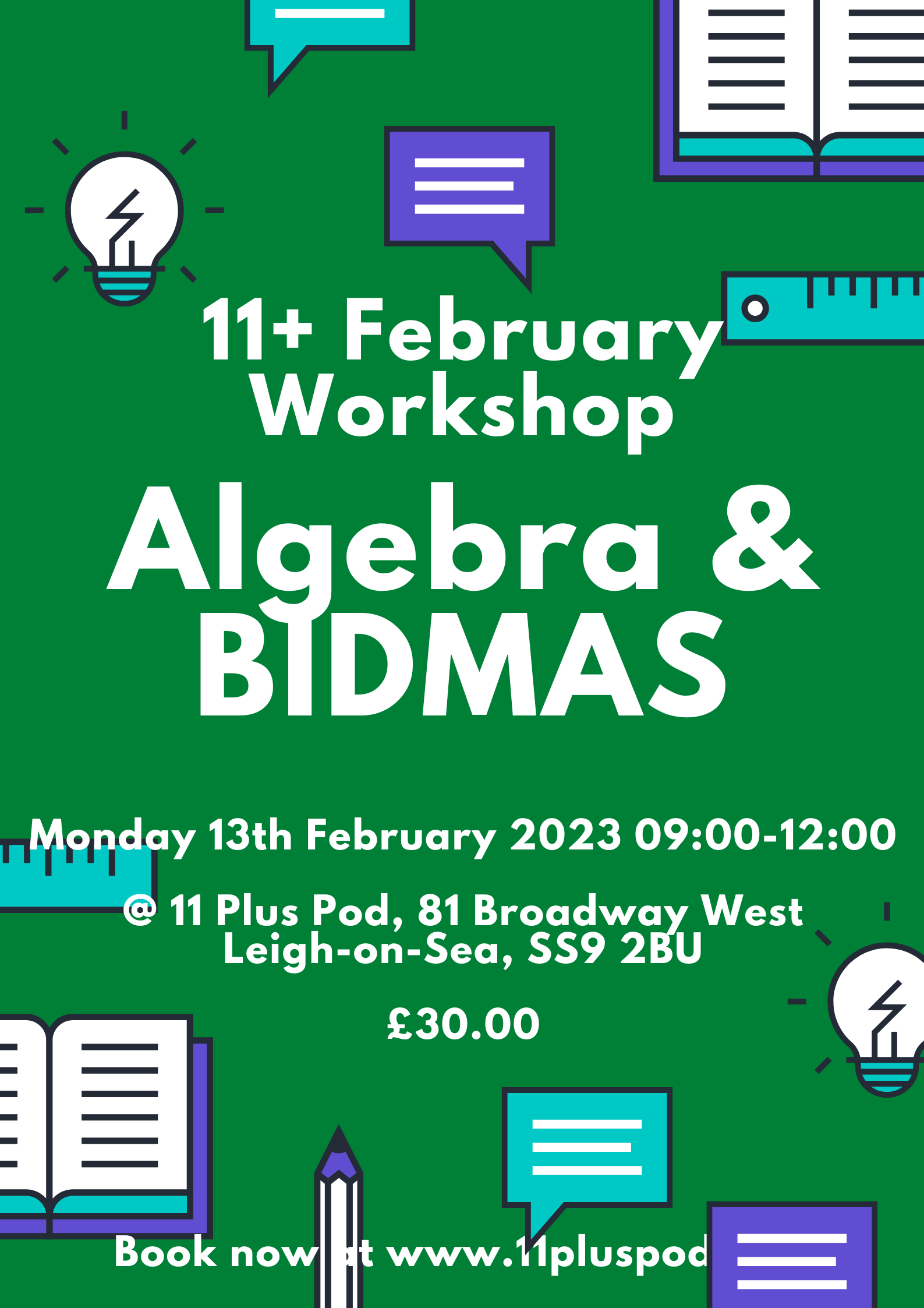 Workshops — 11 Plus Pod