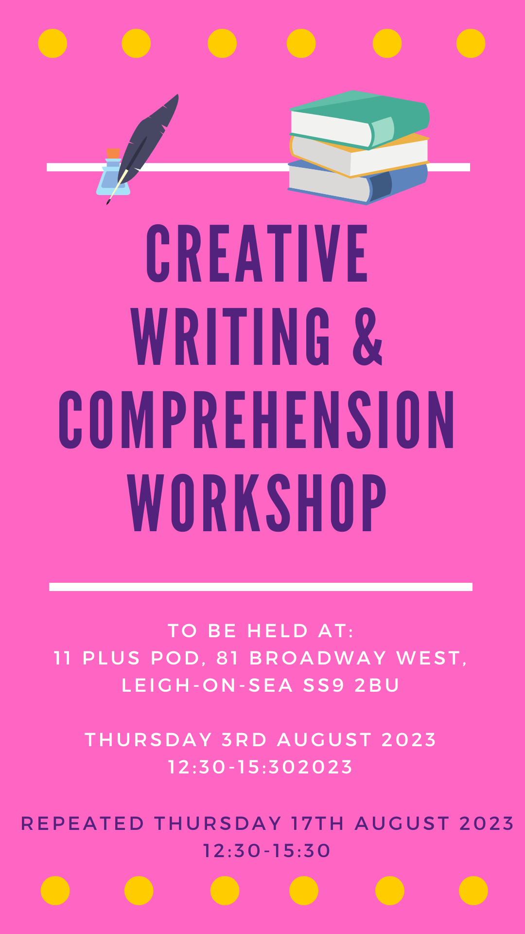 Workshops — 11 Plus Pod