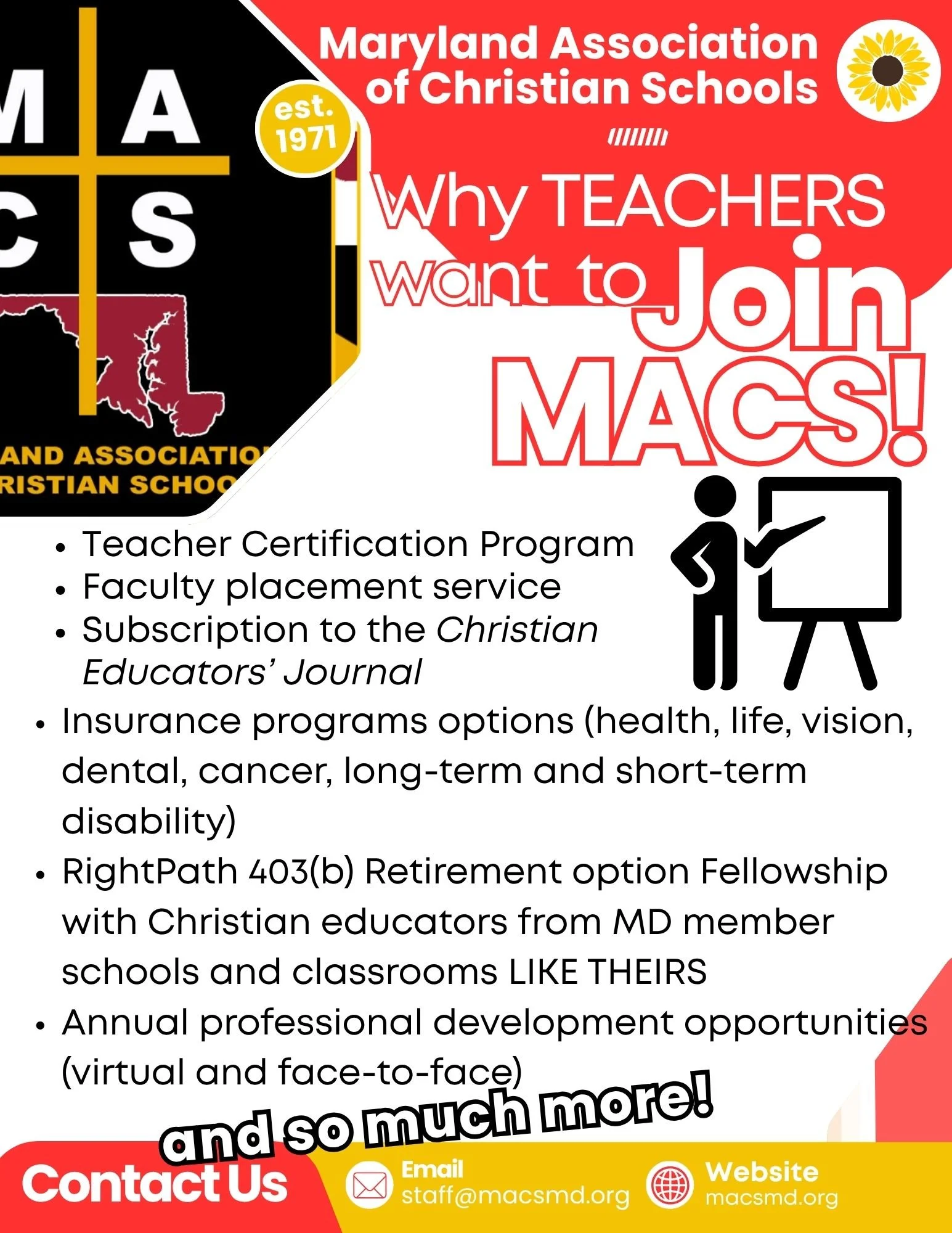 Benefits — Maryland Association of Christian Schools