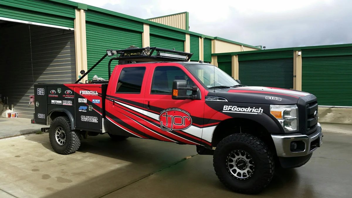 Debuting Our New Chase Truck Wrap — Team Jean Offroad Racing