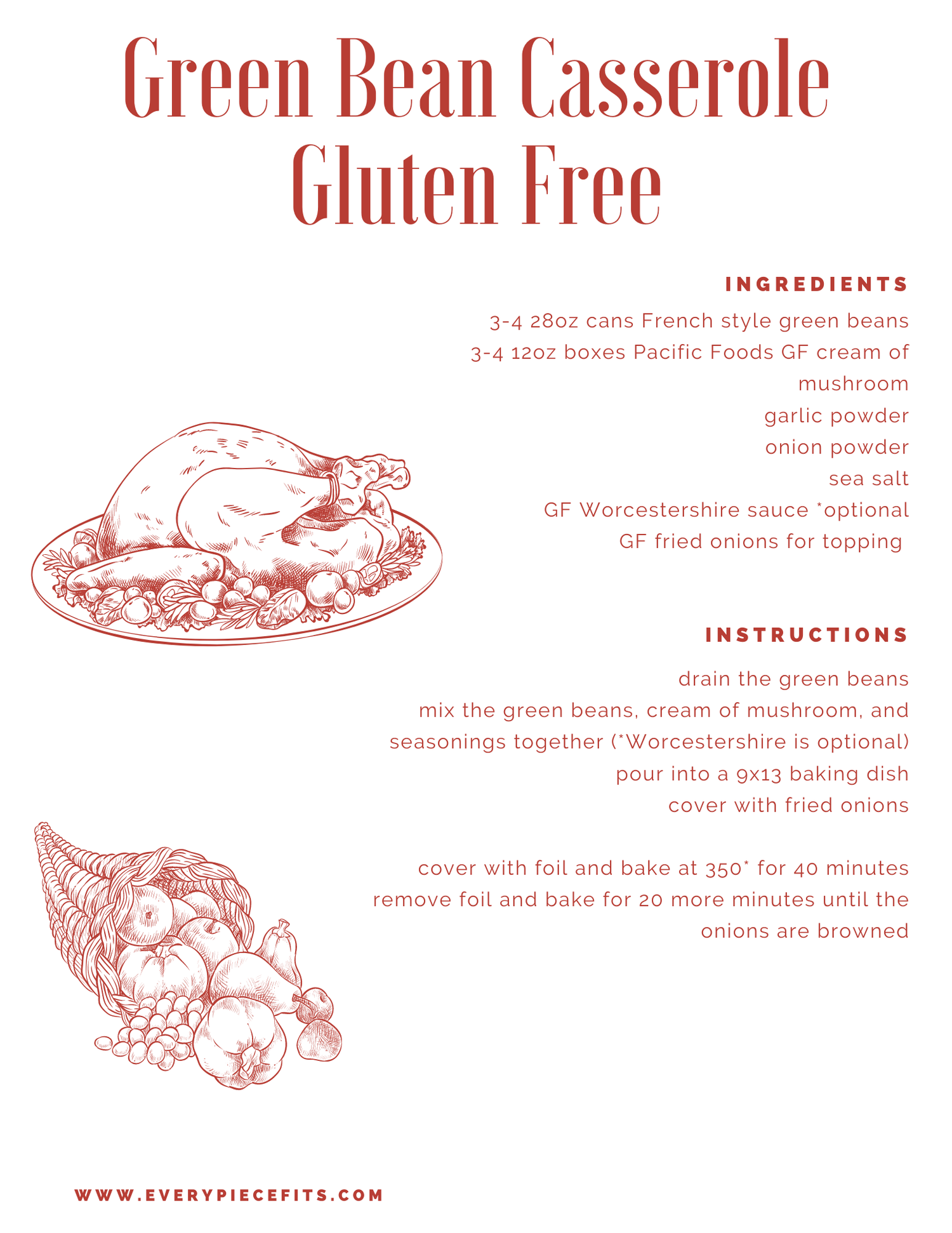 My Favorite Thanksgiving Recipes — Every Piece Fits