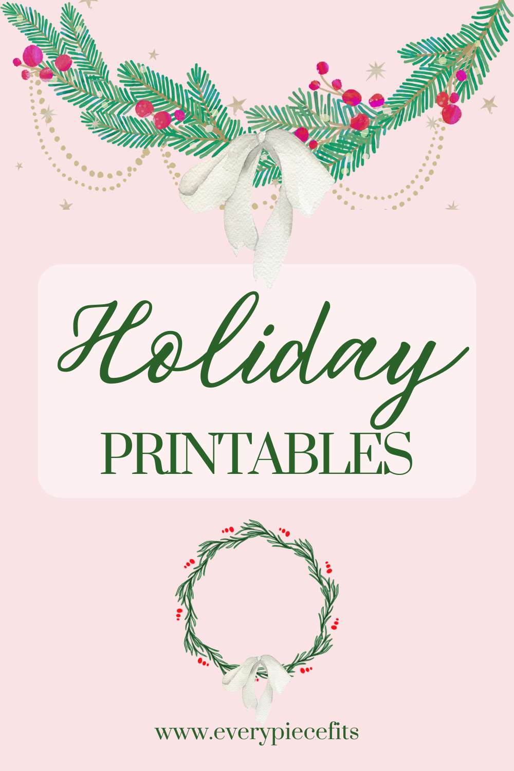 Holiday Printables 2023 — Every Piece Fits