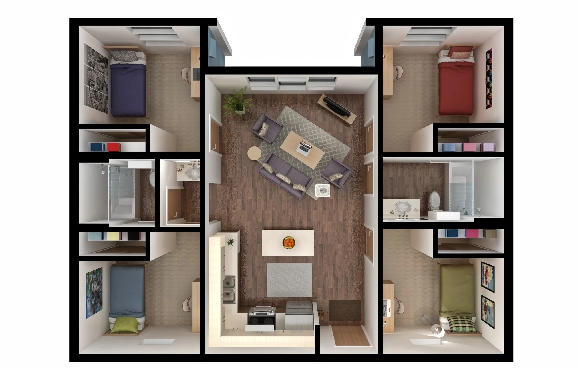 Balancing Connection and Privacy in Student Housing — Urbal Architecture