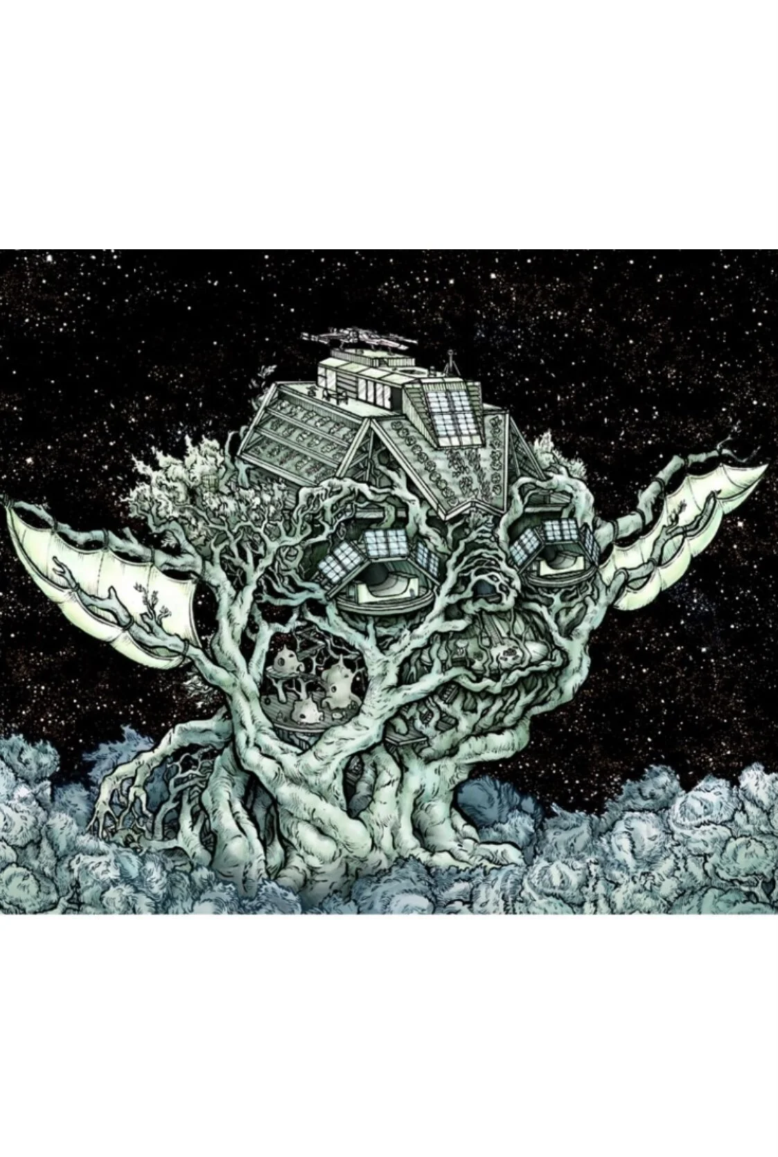 Wooden Wave Yoda's Treehouse — Polu Gallery