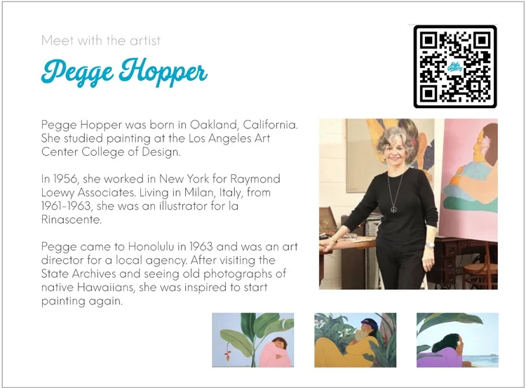 Pegge Hopper Kona Lei Stand — Polu Gallery