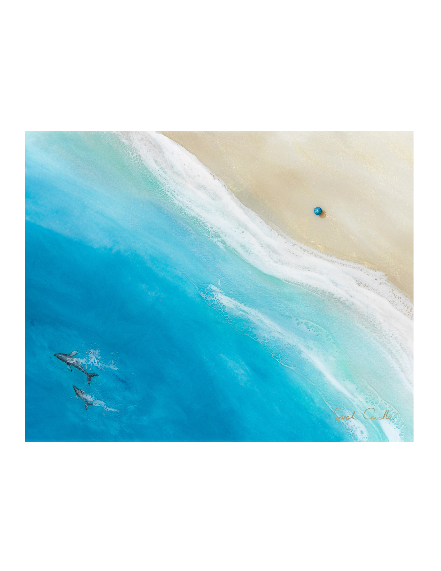Sarah Caudle, Punalu’u Beach, Polu Gallery Hawaii — Polu Gallery