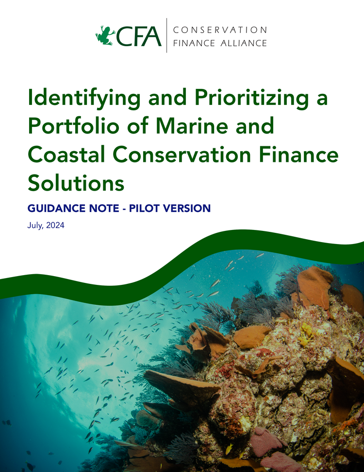 Marine and Coastal Finance — Conservation Finance Alliance