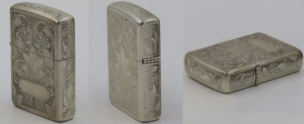 Sterling Silver Zippos — LighterGallery.com