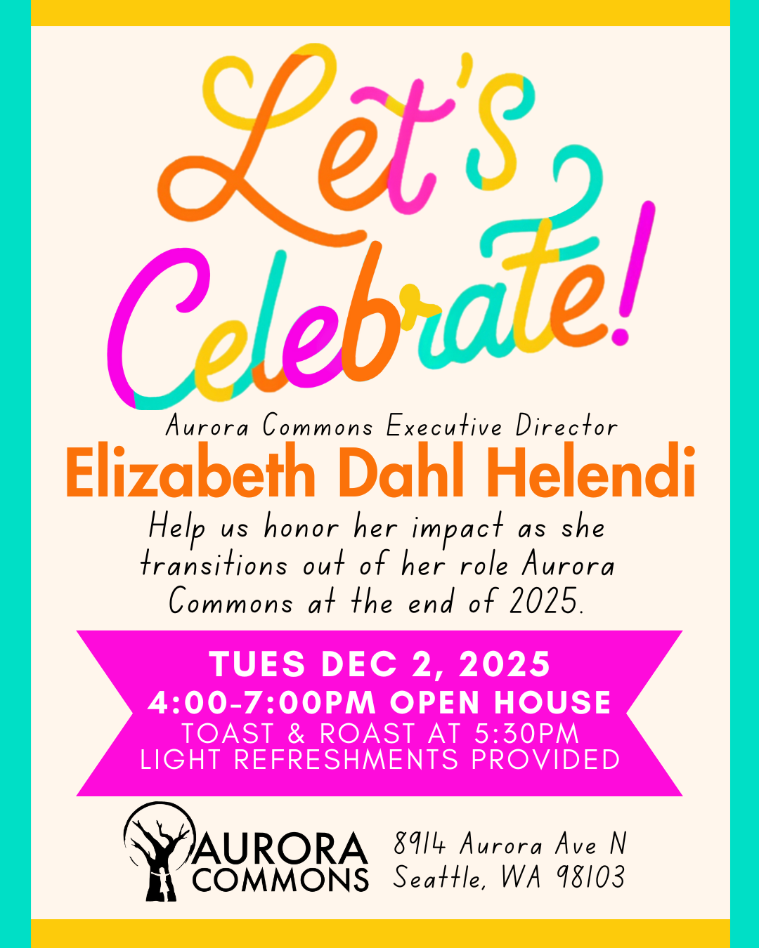 EVENTS — Aurora Commons