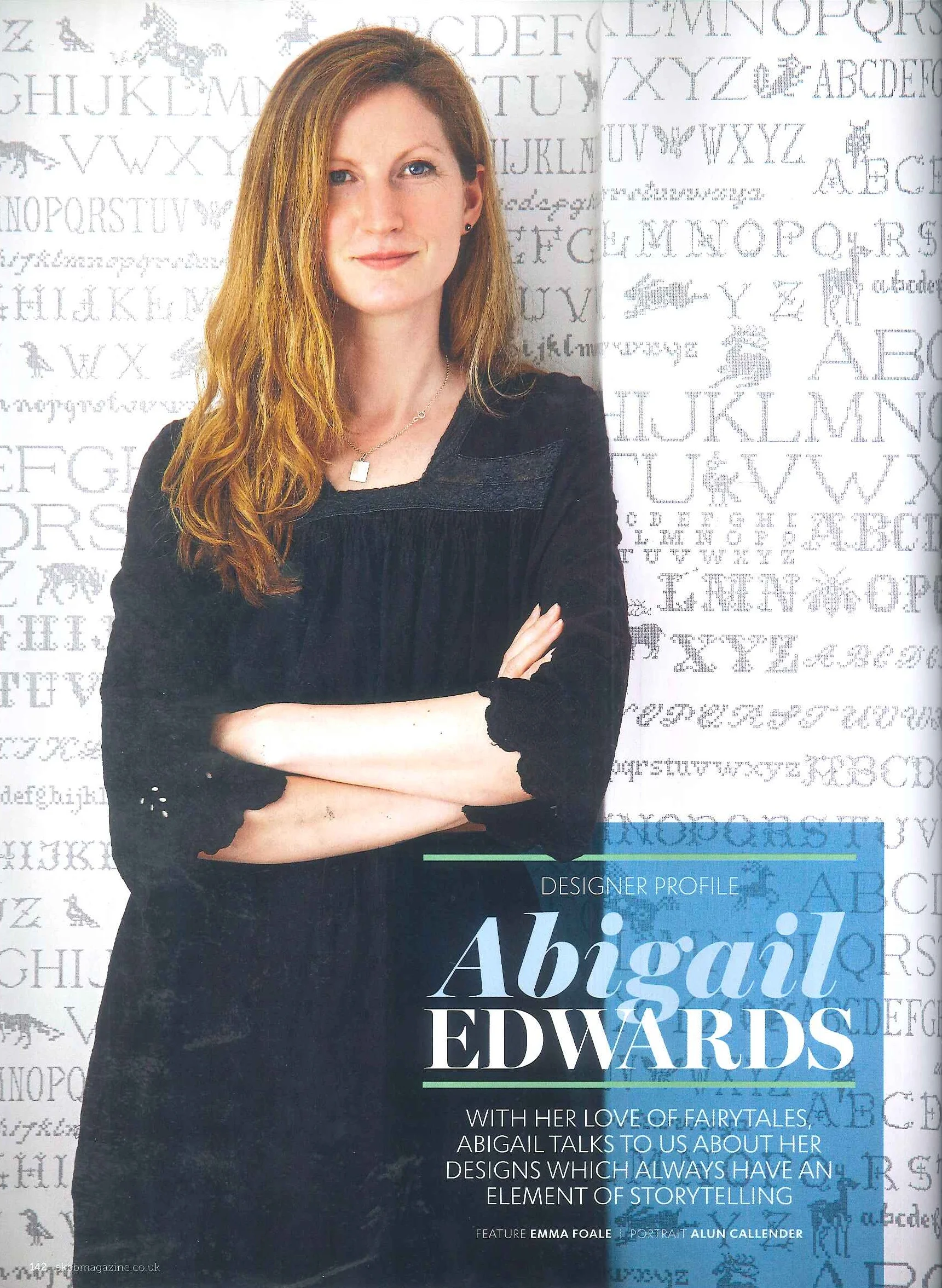 Designer Profile in EKBB magazine — Abigail Edwards | Hand drawn ...