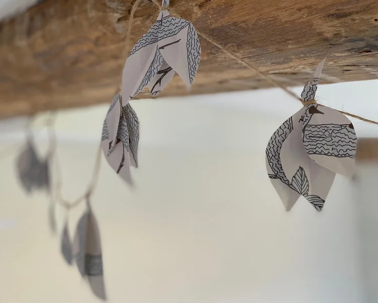 Christmas Crafting- How to make a Leaf Garland — Abigail Edwards | Hand ...
