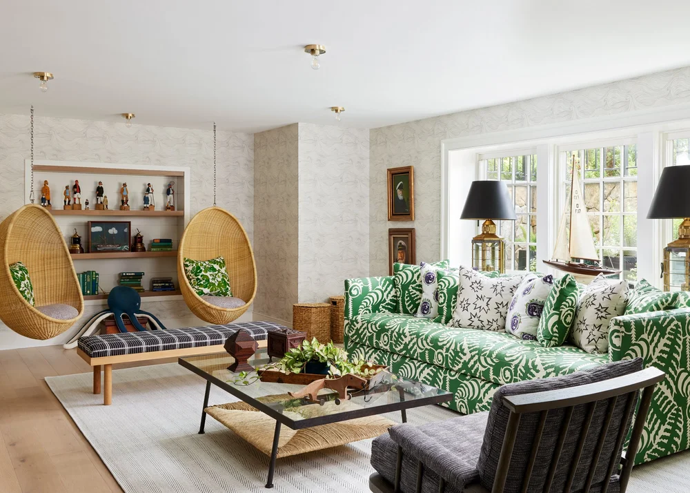 Interior Designer: Liz Caan — Abigail Edwards | Hand drawn wallpapers ...