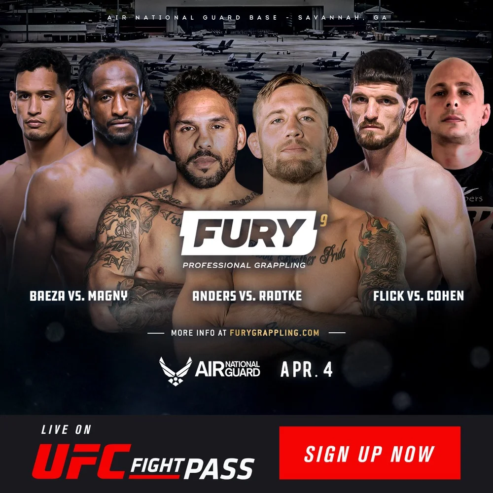CFFC, Air National Guard present special FURY Professional Grappling 9 ...
