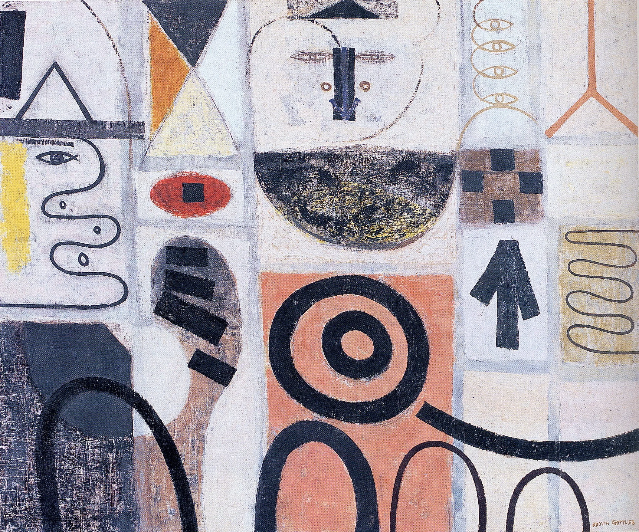 "Adolph Gottlieb" at The Jewish Museum in 1957 — Adolph & Esther ...