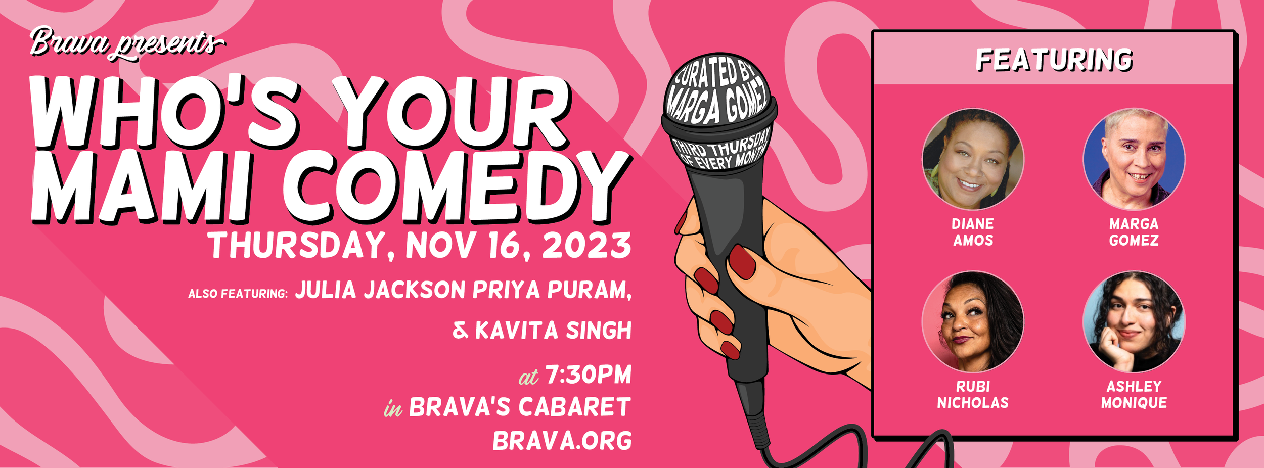 Who's Your Mami Comedy - SEASON FINALE — Brava for Women in the Arts