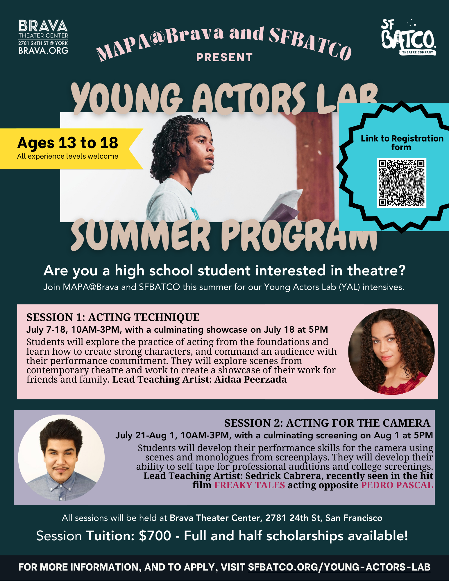 Young Actors Lab — Brava for Women in the Arts