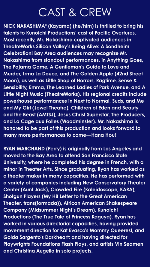 Pacific Overtures Digital Program — Brava for Women in the Arts