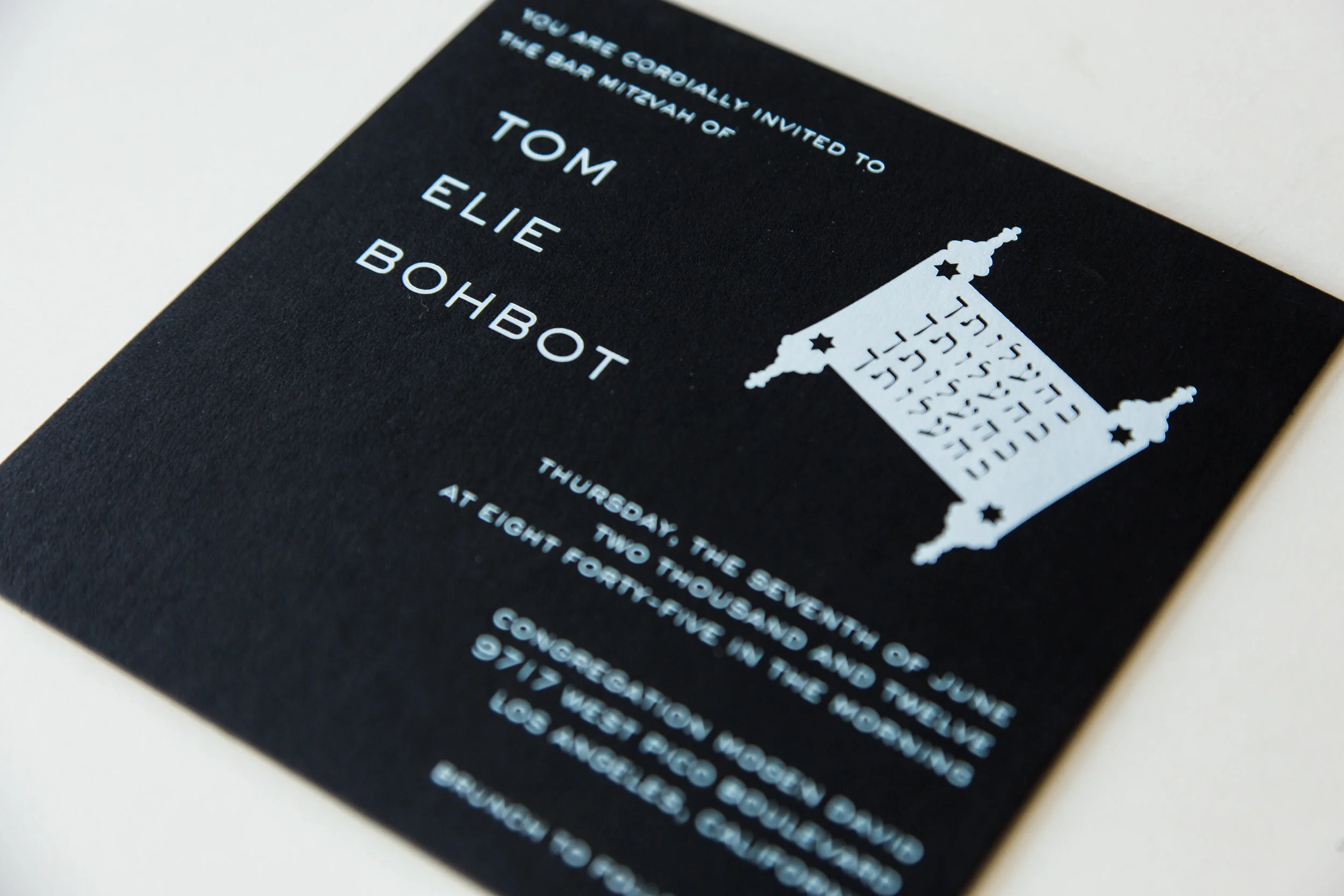 Event Invitations — Aardvark Letterpress