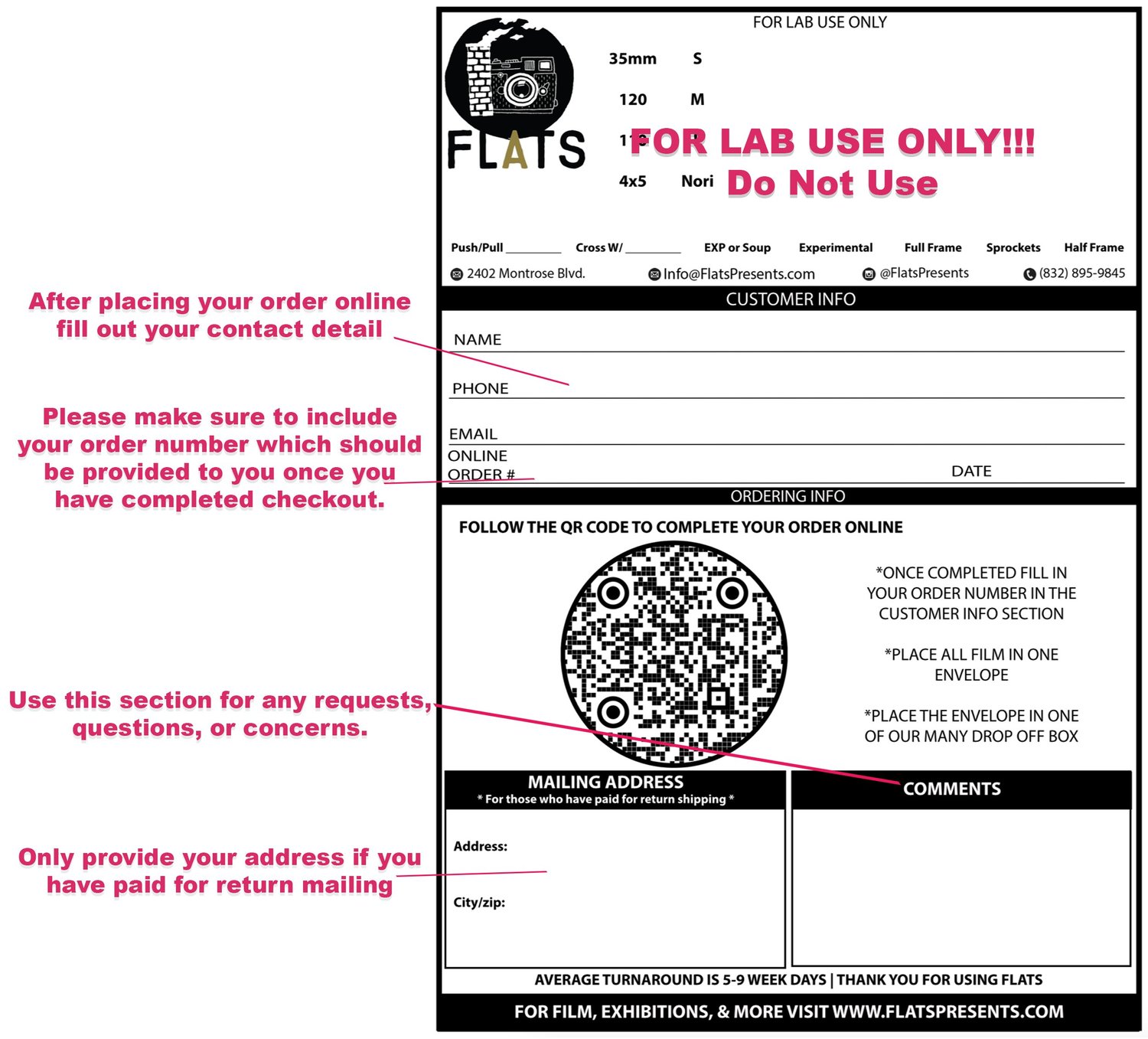 Lab FAQ — FLATS