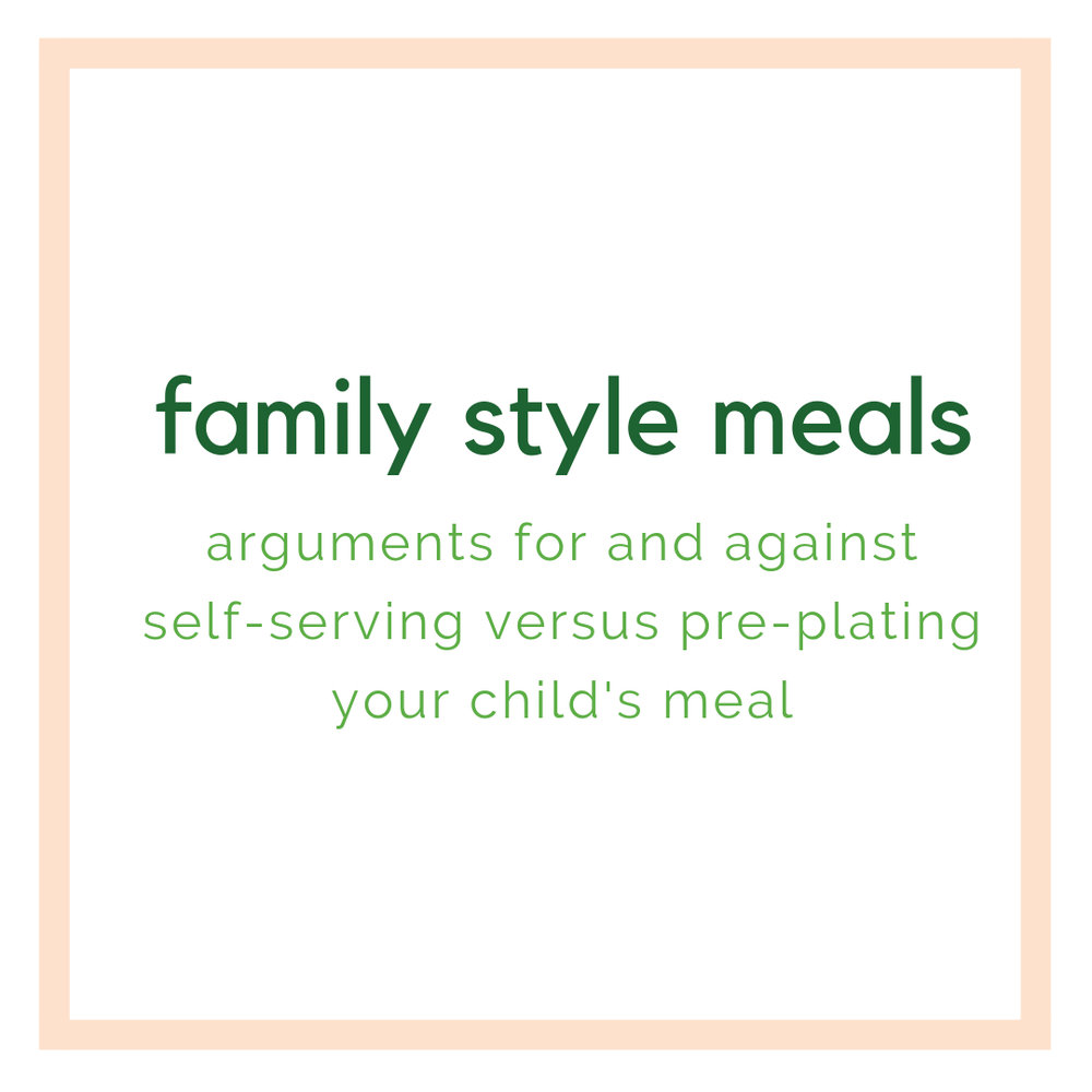 Serving Family Style Meals — Veggies & Virtue