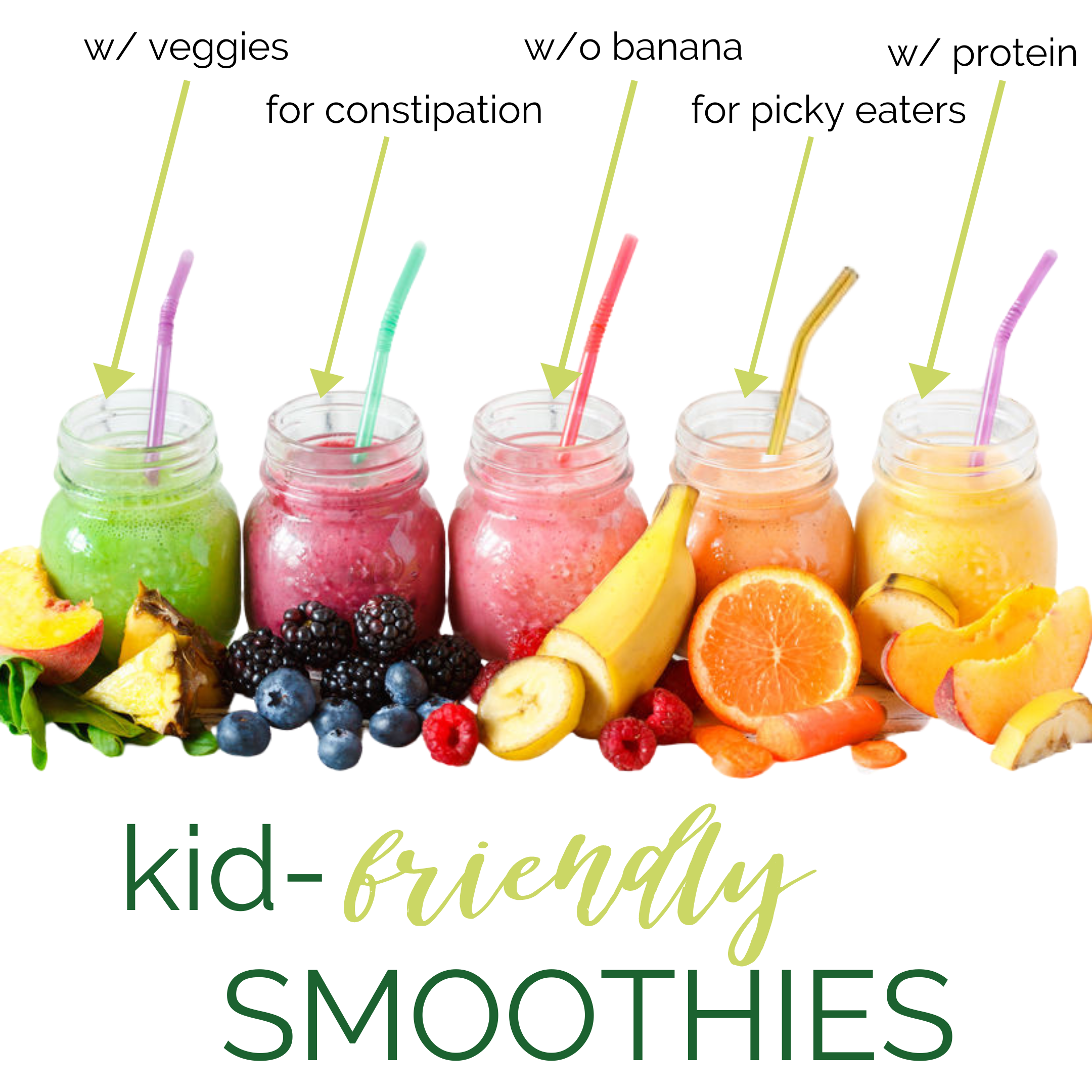 Kid-Friendly Smoothies: Healthy Recipes for Picky Eaters (With Veggies ...