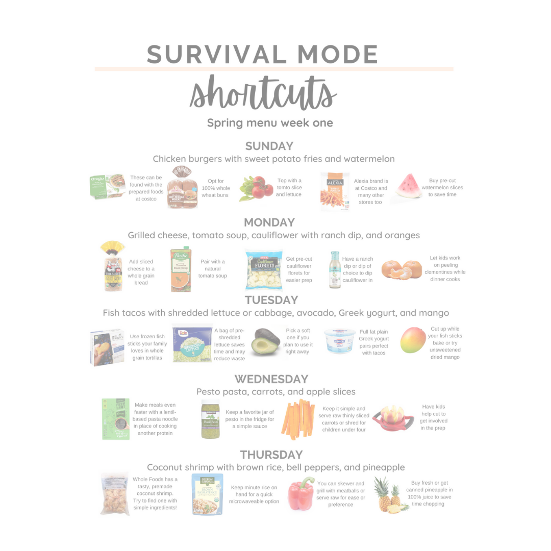 Seasonal Meal Plan - SPRING — Veggies & Virtue