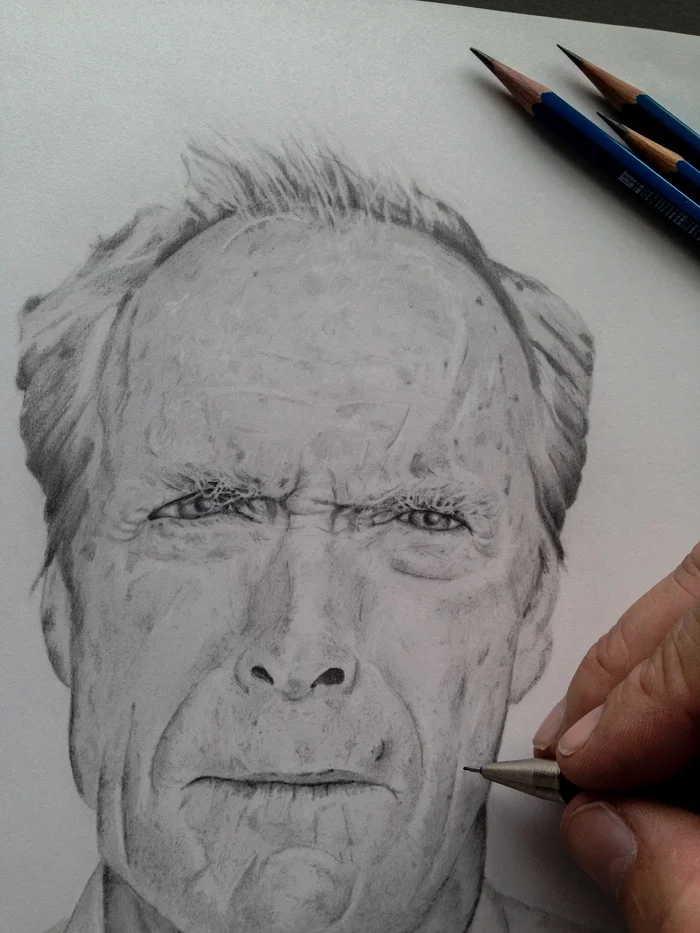 Clint Eastwood Drawing