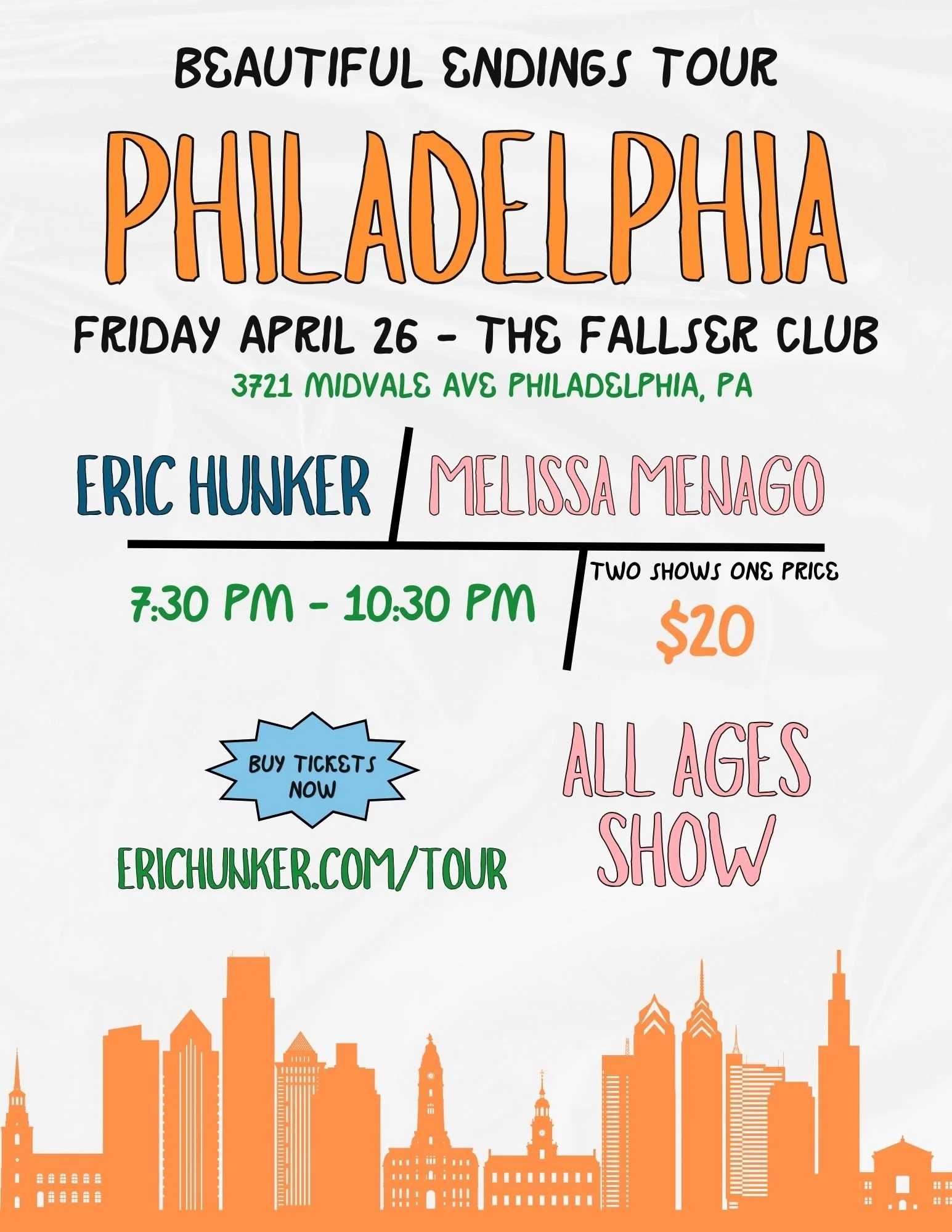 Tour — Eric Hunker