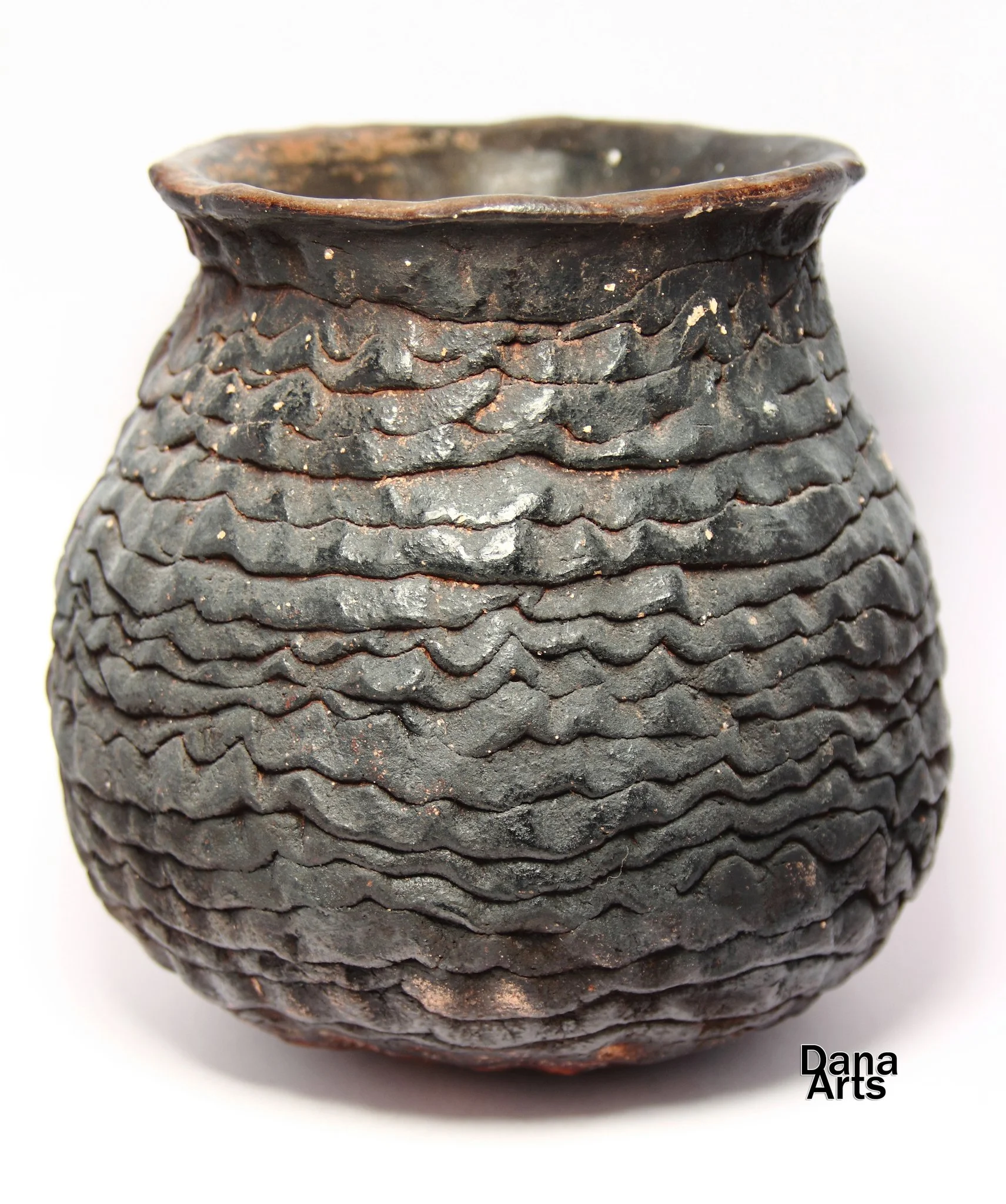 Corrugated Cooking Pot made with natural clay — Dana Arts
