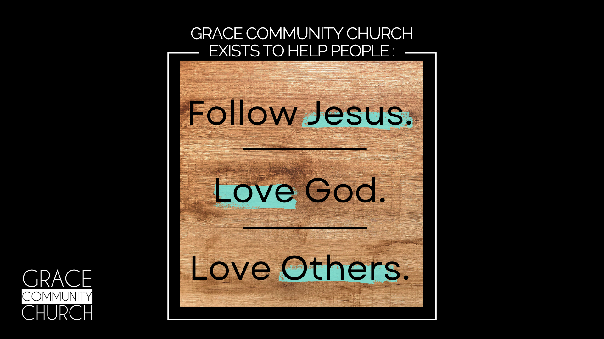Who We Are — Grace Community