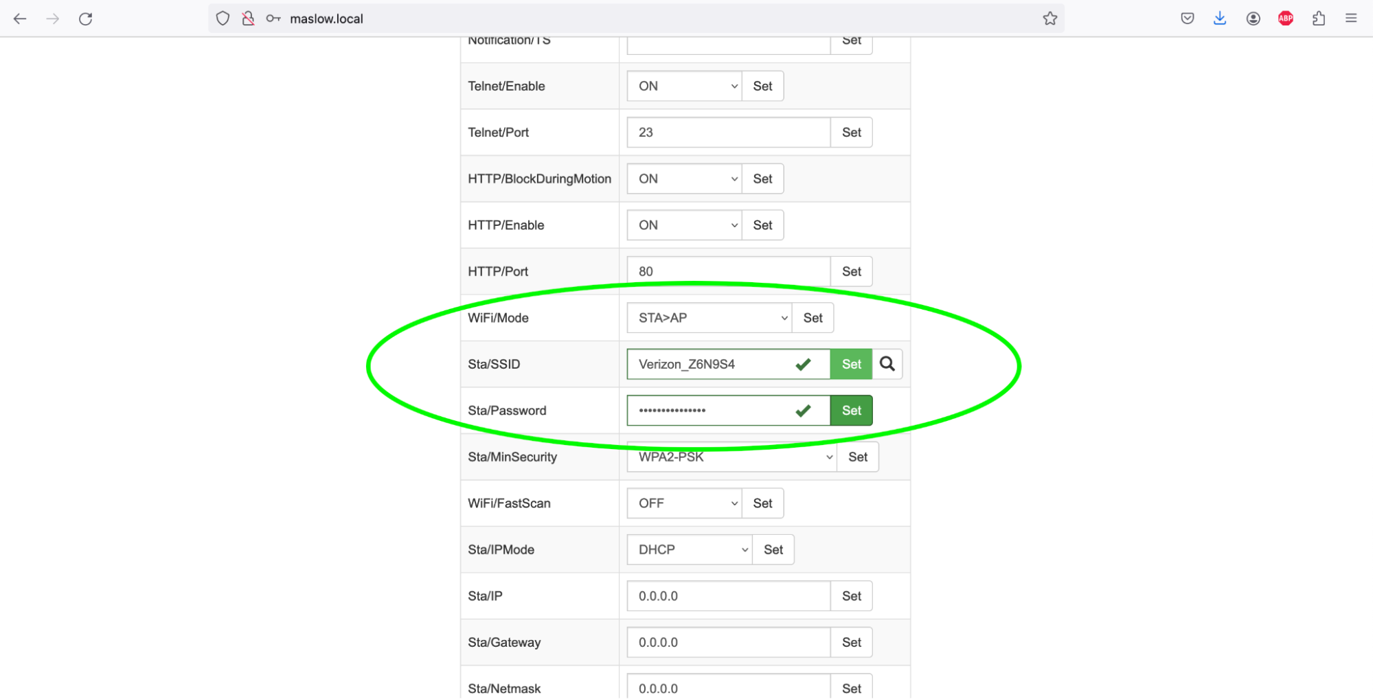 User Guide — Maslow