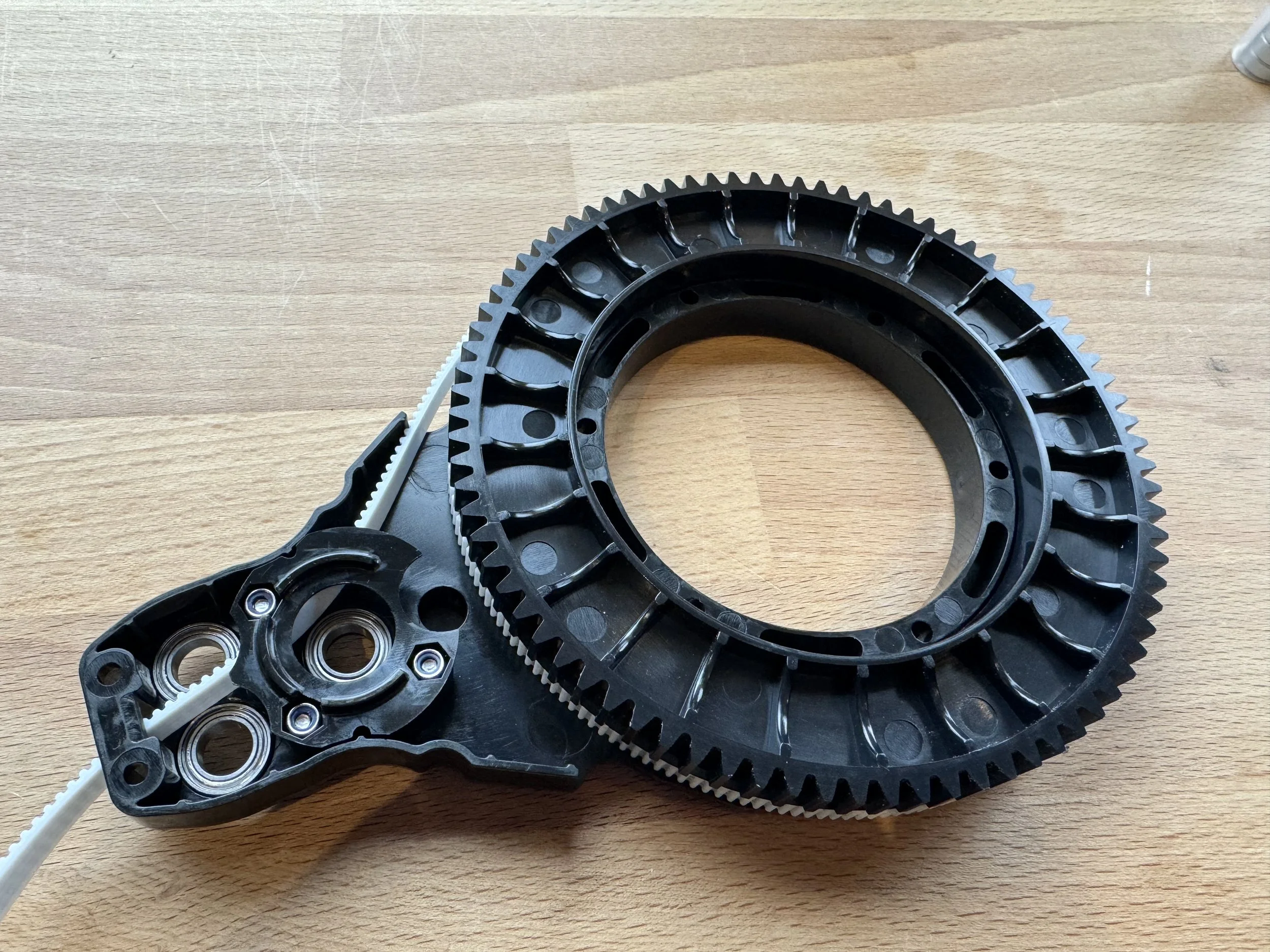 Assembling the arms — Maslow