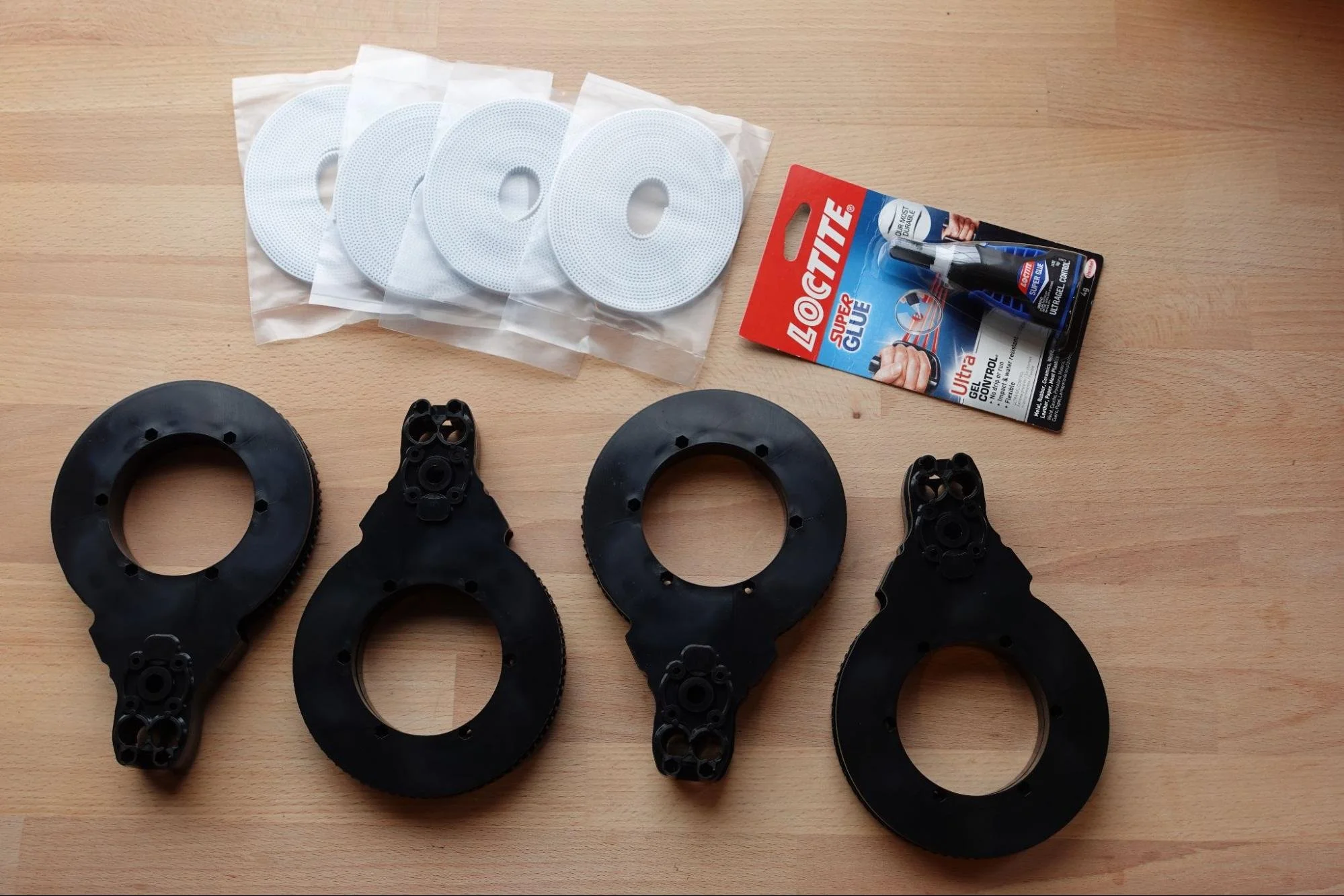 Assembling the arms — Maslow