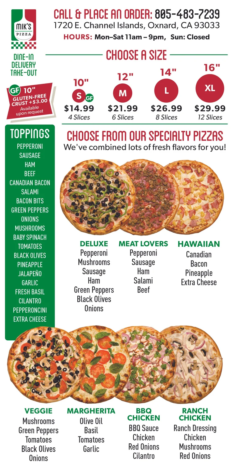 Mik's Pizza