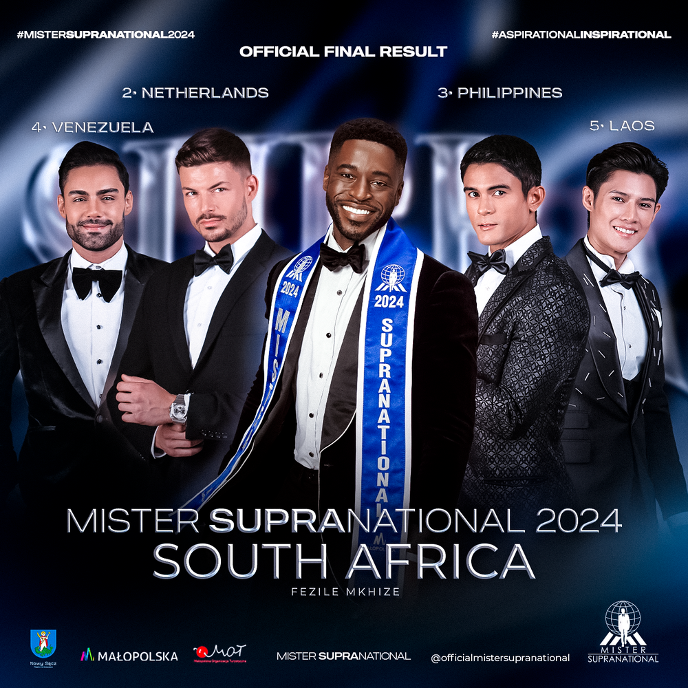 Mister Supranational 2024: Official Results — Mister Supranational