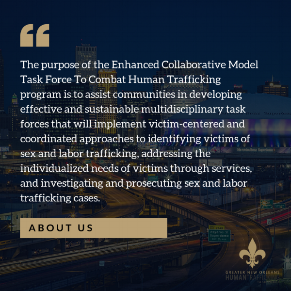About Us — Greater New Orleans Human Trafficking Task Force