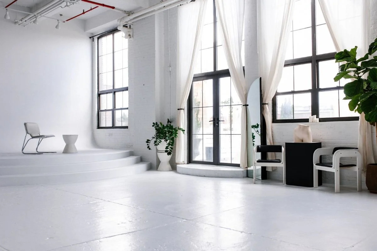 All White Event Space with Terrace — EVENT SPACES NEW YORK