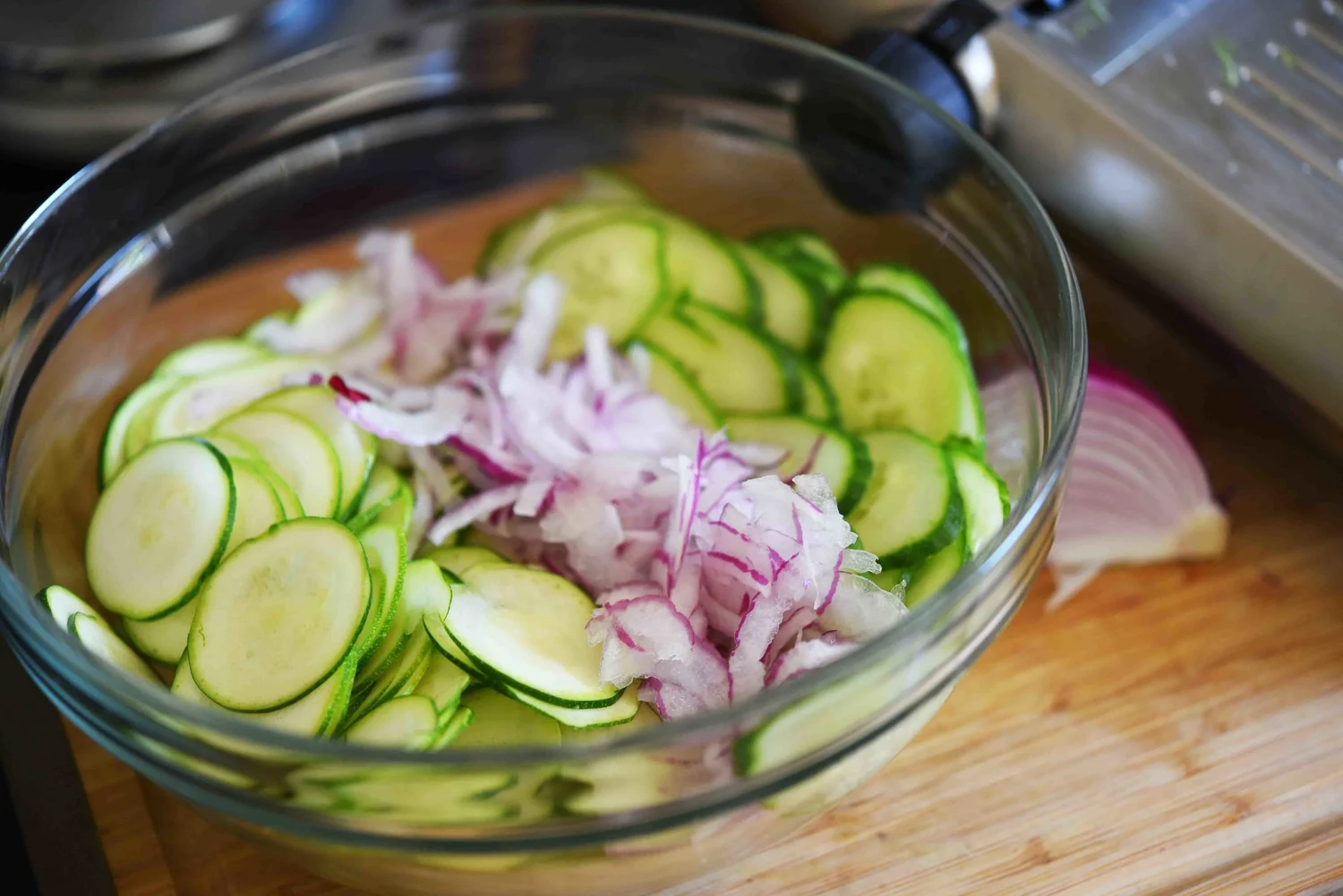 Cucumber Zucchini Salad — Nikki Dinki Cooking